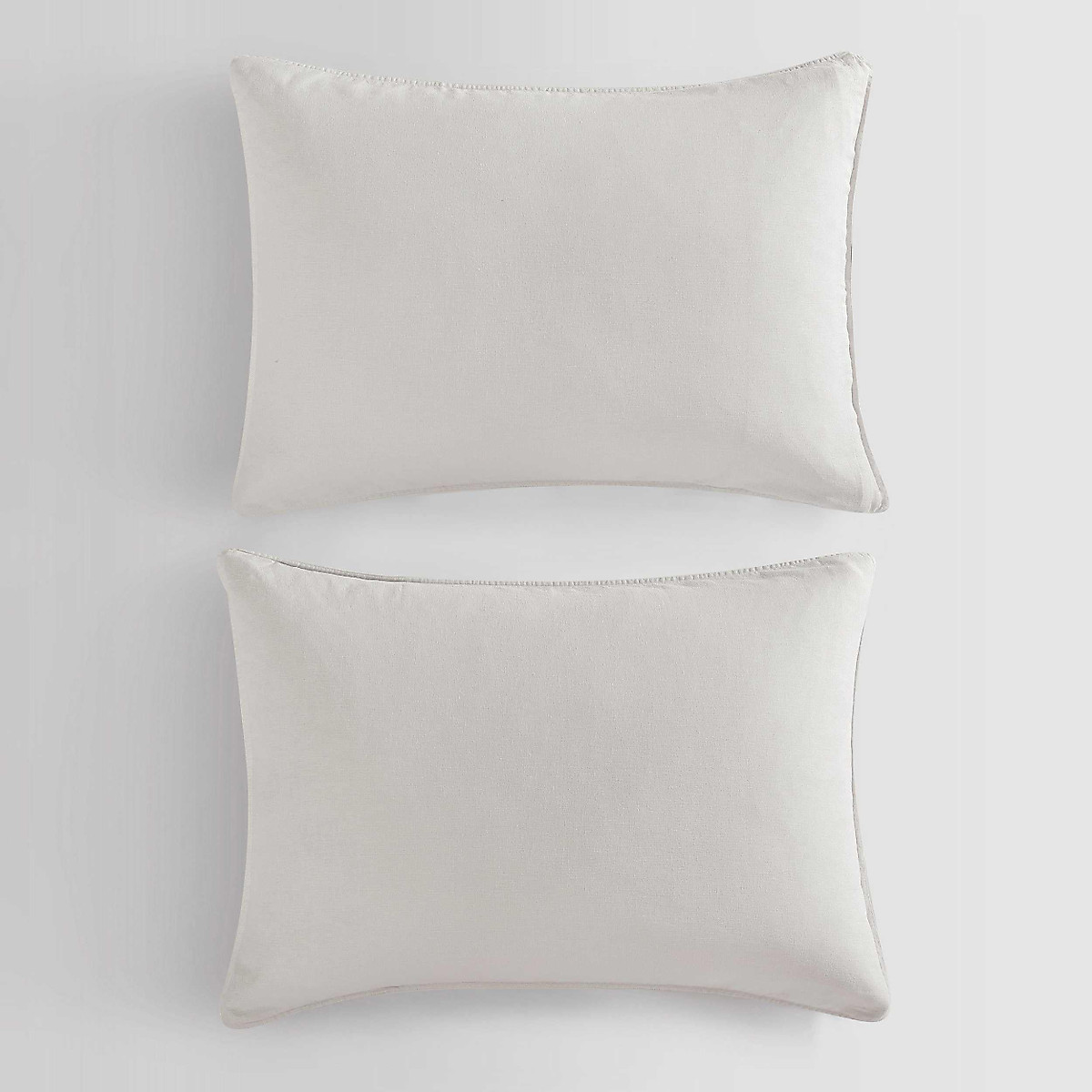 Calvin Klein - Queen Duvet Cover Set, Soft Linen Blend Bedding, Pre-Washed Home Decor for Extra Softness (Soft Linen Off-White, Queen)