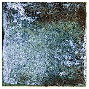 Angela Harris Blue Polished Ceramic Wall Tile Sample