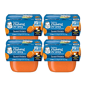 Gerber Natural for Baby 1st Foods Baby Food Tubs (Sweet Potato)