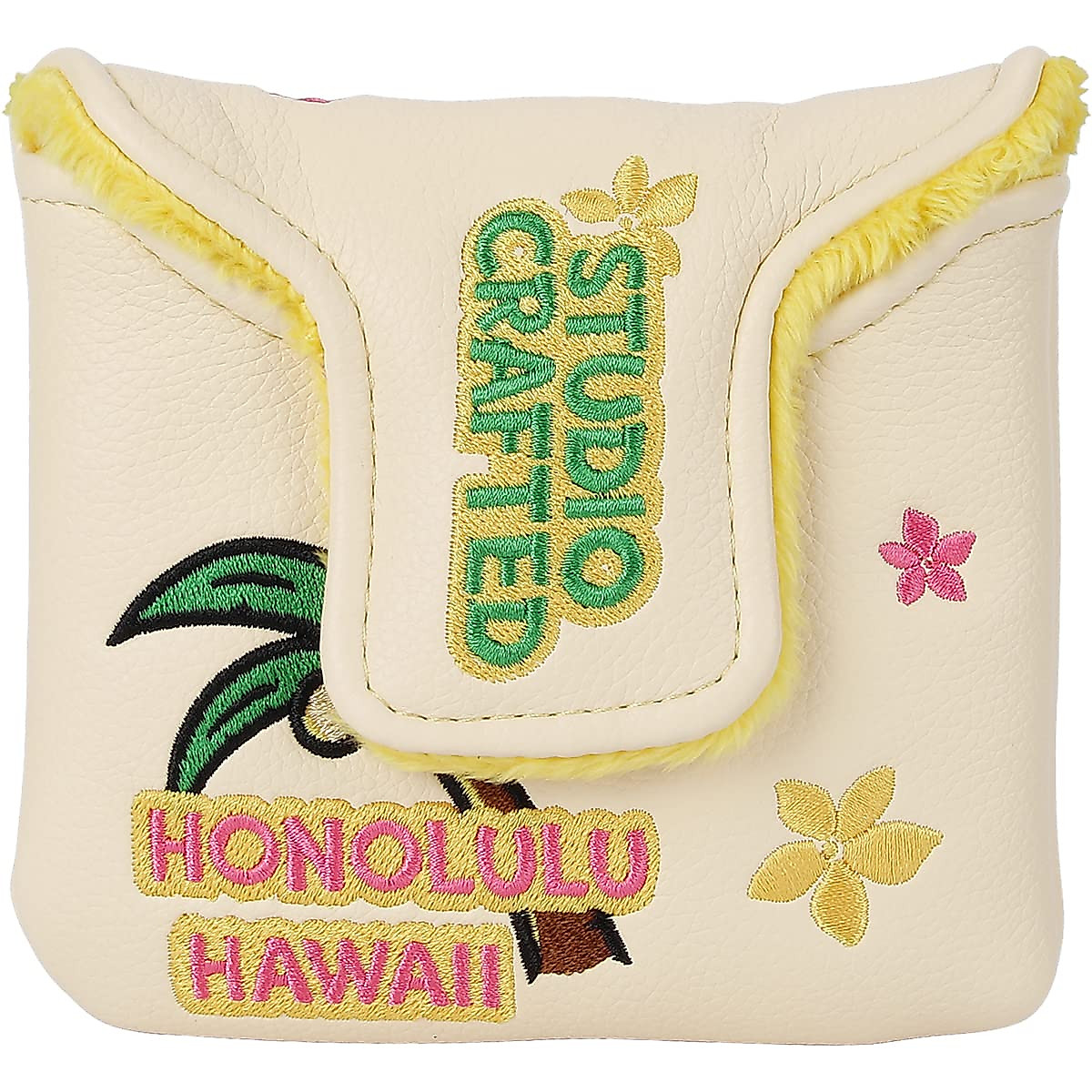 Studio Crafted Hula Girl Hawaii Honolulu Golf Square Mallet Putter Cover Magnetic Closure