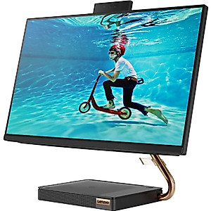 Lenovo 24" FHD (1920 x 1080) IPS Touchscreen All-in-One Ideacentre A540 with Intel 8 Core i7-9700T Processor up to 4.30 GHz, 16GB DDR4 RAM, 512GB PCIe SSD, and Windows 10 Home