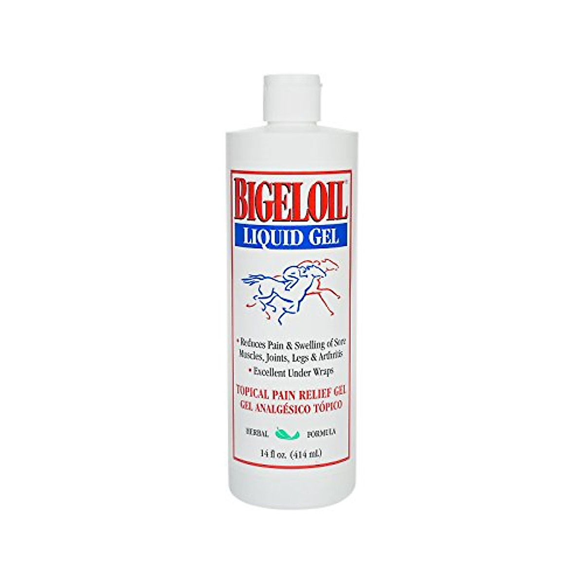 Bigeloil Absorbine Liniment 14 oz QT Liquid Gel Rub Pain Relief Sore Muscles Joints Arthritis Horse Sheep Cows