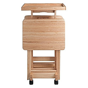 Winsome 6-Piece Snack Table, Natural (42820)