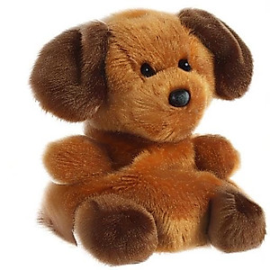 Aurora® Adorable Palm Pals™ Ruff Ruff Puppy™ Stuffed Animal - Pocket-Sized Play - Collectable Fun - Brown 5 Inches