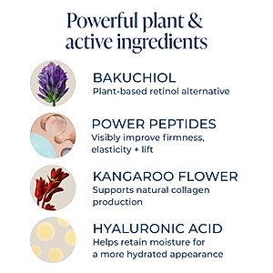 Kind Science by Ellen DeGeneres Face Firming Serum - Hyaluronic Acid Serum for Face Visibly Firms & Smooths Laugh Lines & Wrinkles - Anti Aging Serum for Women is Gentle for Sensitive Skin, 1 fl oz