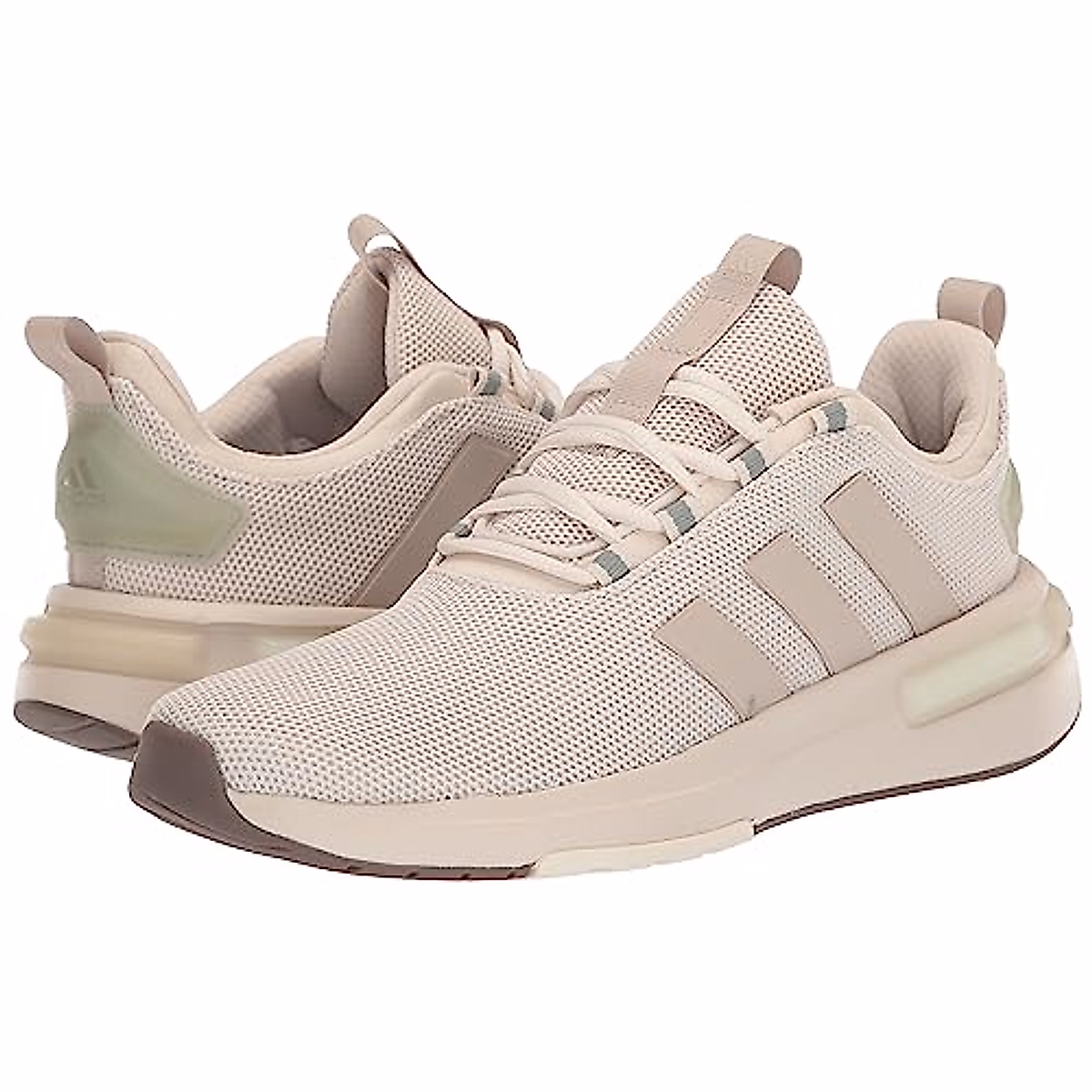 adidas Men's Racer TR23 Sneaker, Alumina/Wonder Beige/Silver Green, 11