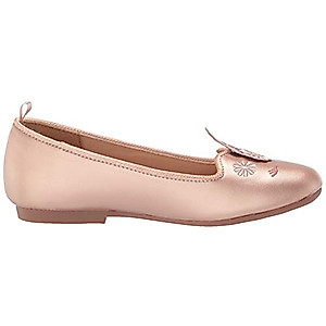 OshKosh B'Gosh girls Perl Ballet Flat, Blush, 7 Toddler US