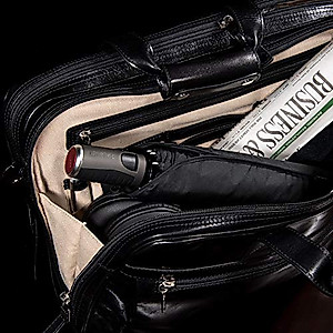 LifeTek Windproof Travel Umbrella - Compact, Automatic, Wind Resistant, Strong and Portable - Small Folding Backpack Umbrella for Rain perfect for Car, Purse, Women and Men - FX1 45 inch Black