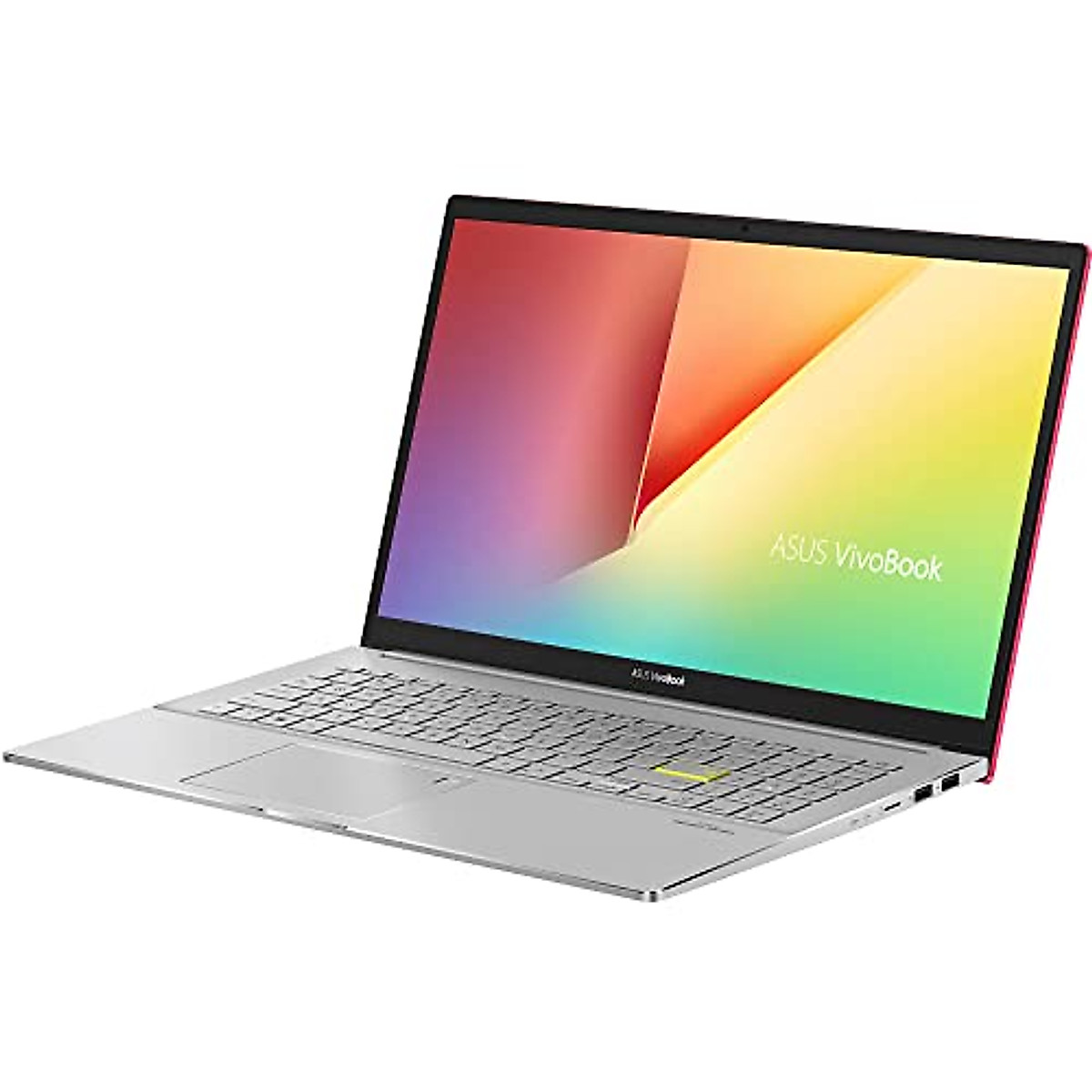 ASUS 2023 VivoBook S15 15.6" FHD IPS Red Laptop (Intel i5-1135G7 4-Core, 8GB RAM, 1TB PCIe SSD, Intel Iris Xe, Backlit KYB, FP, Thunderbolt 4, WiFi 6, BT 5.0, HD Webcam, Win 11 Home) w/Hub