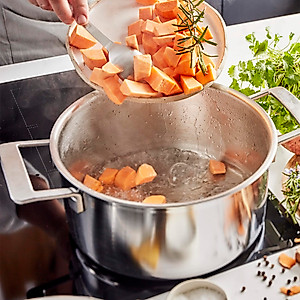 Demeyere Industry 5-Ply 5.5-qt Stainless Steel Dutch Oven