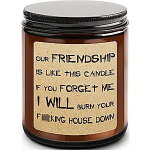 Gifts for Friends, Friendship Gifts for Graduates, Best Gifts for Her/Him, Funny Scented Candles for Men Women, Birthday Christmas Thanksgiving Presents