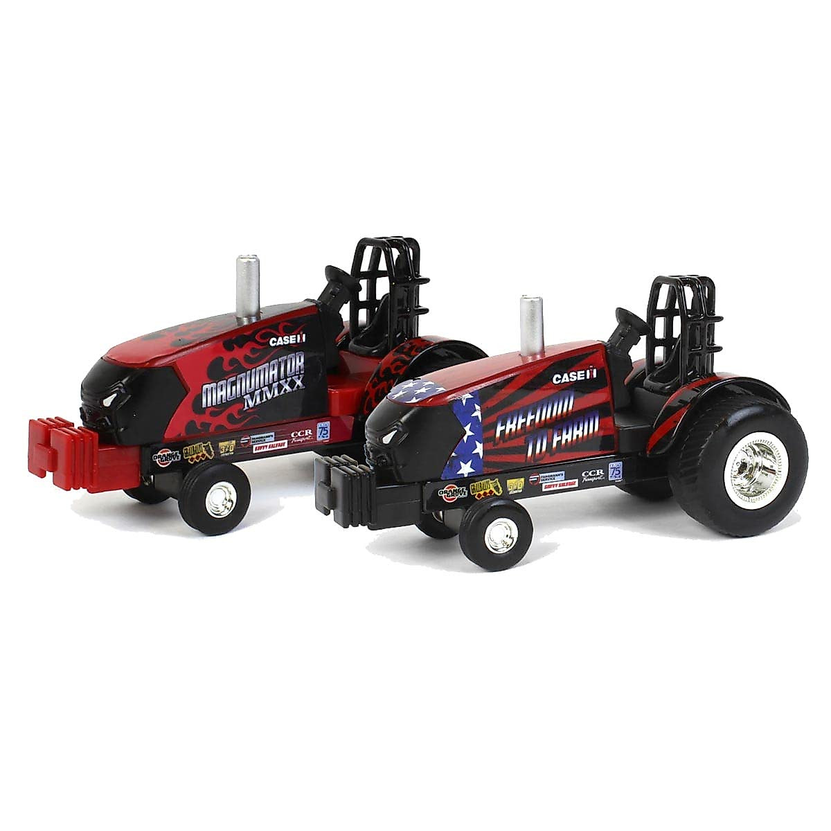 Case IH 1:64 Scale Puller Tractors Assortment MAGNUMATOR & Freedom to Farm