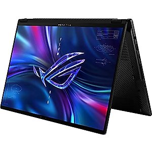ASUS New ROG Flow 16" WQXGA Touchscreen Gaming Laptop - AMD R9-6900HS- NVIDIA GeForce RTX 3060 V6G Graphics- DDR5 Memory -MUX- 360-degree adjustability，w/HDMI (32GB RAM|2TB PCIe SSD)