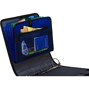 Case-it Open Tab Hook Loop Closure 2-Inch Binder with Tab File, Red