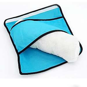 Ecloud Shop® 2pcs Seatbelt Pillow,Car Seat Belt Covers for Kids, Adjust Vehicle Shoulder Pads, Safety Belt Protector Cushion, Soft Auto Seat Belt Strap Cover Headrest Neck Support for Kids Blue+Gray