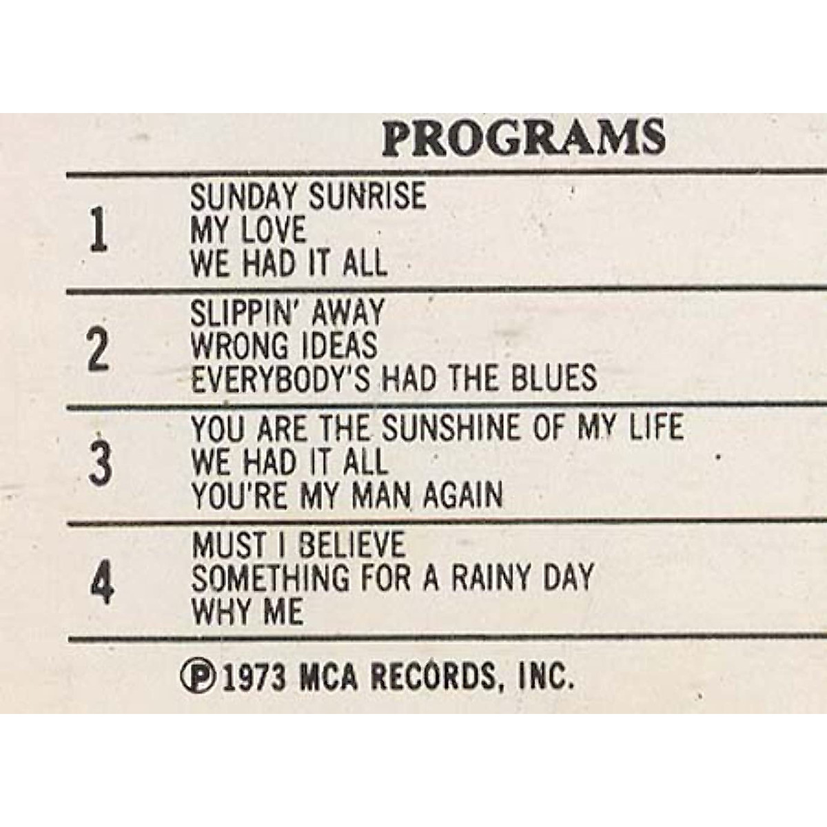 BRENDA LEE: New Sunrise -6931 8 Track Tape