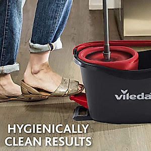 Vileda EasyWring and Clean Turbo Classic Microfibre Mop Refill Head, Pack of 2