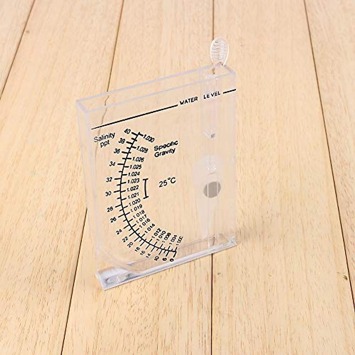 GLOGLOW Accurate Hydrometer Salinity Meter, Seawater Hydrometer Accurate Automatic Hydrometer Salt Water Salinity Meter for Aquarium Fish Tank Marine Sea Saltwater