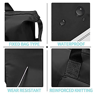 Large Capacity Travel Duffel Tote Bag with Dry Wet Separation Pocket, Waterproof Shoulder Weekender Bag for Women and Men，Foldable and Expandable Bag Lightweight and Easy Carry on