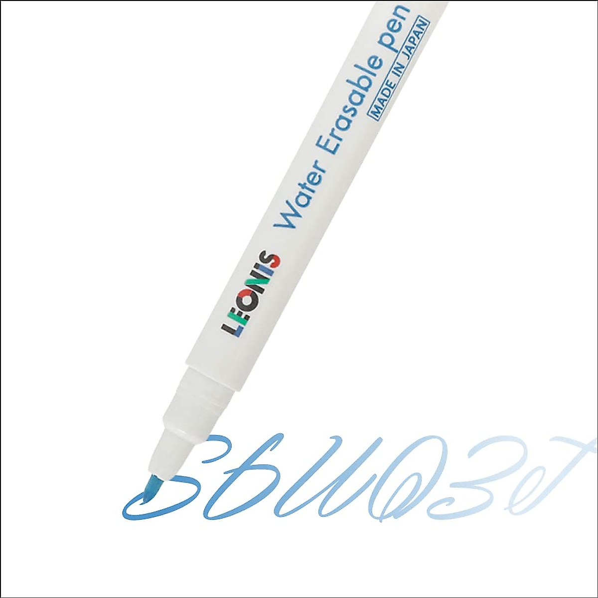 LEONIS Water Erasable Fabric Marking Pen Blue 5 Count Pack [ 78008 ]