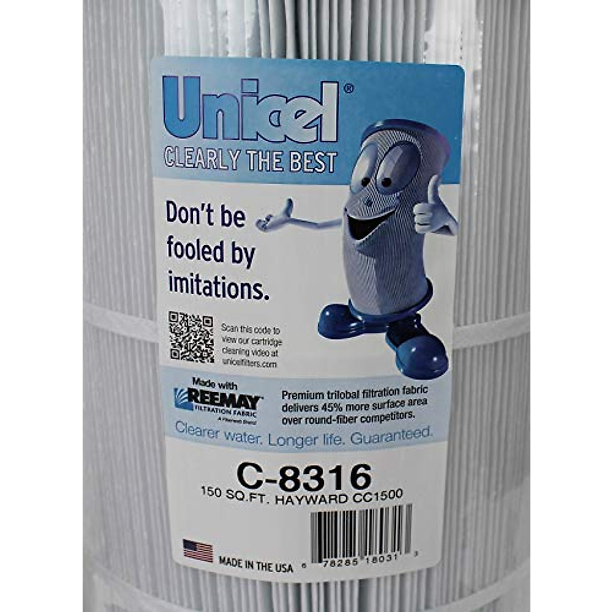 4 Unicel C-8316 Replacement Cartridge Filters 150 Sq Ft Hayward XStream CC1500RE