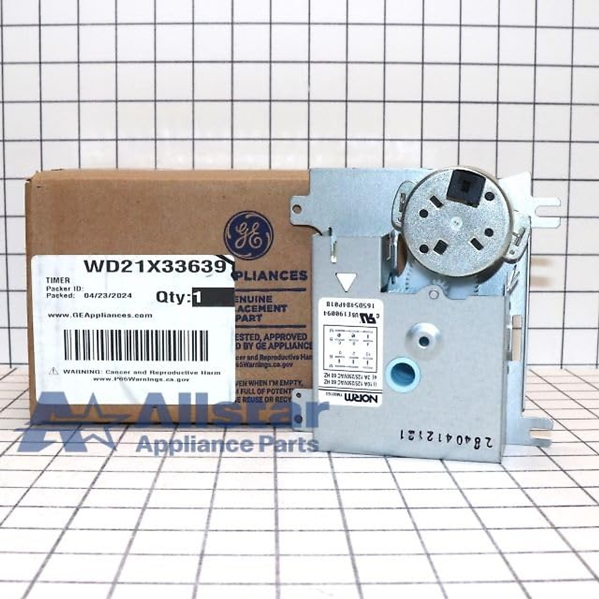 WD21X33639 Dishwasher Timer