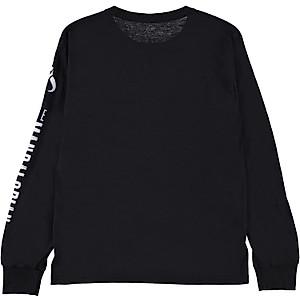 STAR WARS Boys Classic T-Shirt Baby Yoda Boys Long Sleeve Shirt - Darth Vader, C3PO, Baby Yoda & Storm Trooper (Black, Medium)