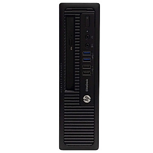 HP ELITEDESK 800 G1 Ultra-Slim High Performance Business Desktop Computer, Intel i5-4570s up to 3.6 GHz, 8GB DDR3 RAM, 256GB SSD, New Keyboard, Mouse, Wireless WiFi, Windows 10 Home 64 Bit (Renewed)