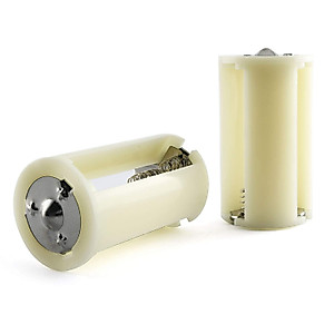 RuiLing 4PCS 1.5V Serial Battery Converter 1.5Vx3 Parallel AA Battery Adapter Holder 3 AA to 1 D Size