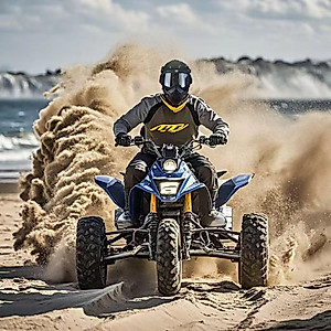 Motorcycle Helmet Riding Goggles Glasses,Protective Gear Compatible with Helmet for Men Women Kids Youth,Detachable Silver Goggles for Motorcycle ATV Dirt Bike