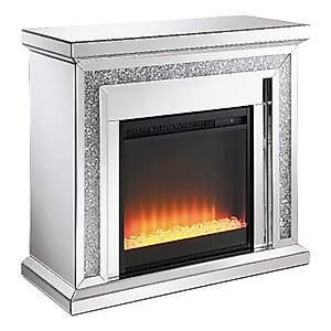 Coaster Home Furnishings Lorelai Rectangular Freestanding Fireplace Mirror