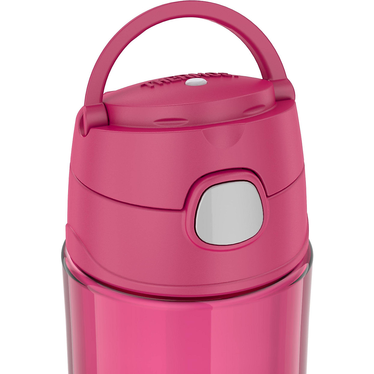 THERMOS FUNTAINER 16 Ounce Plastic Hydration Bottle with Spout, Raspberry