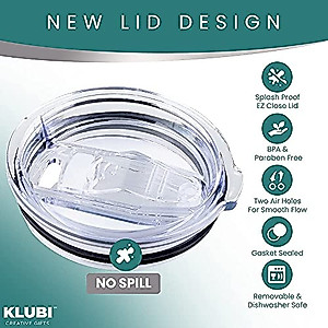 KLUBI Birthday Gifts for Men - 20oz Tumbler Mug - Funny Gift Idea for Husband, Grandpa, Dad, Father, Him, From Daughter, Son, 30th, 40th, 50th, 60th, 70th, 80th