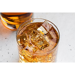 JEM GLASS Life is Full of Important Choices - Golf Whiskey Glasses - Set of 2 - Dishwasher Safe Print - Funny Golf Presents for Men, Women, Dad, Mom, Husband, Wife, Him, and Her