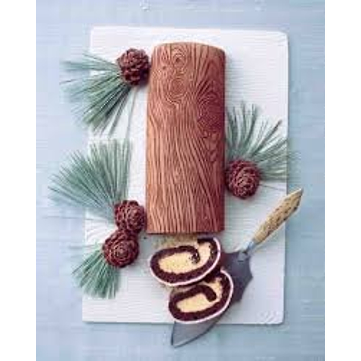 NY Cake Fondant Impression Mat, Wood Grain- Silicone