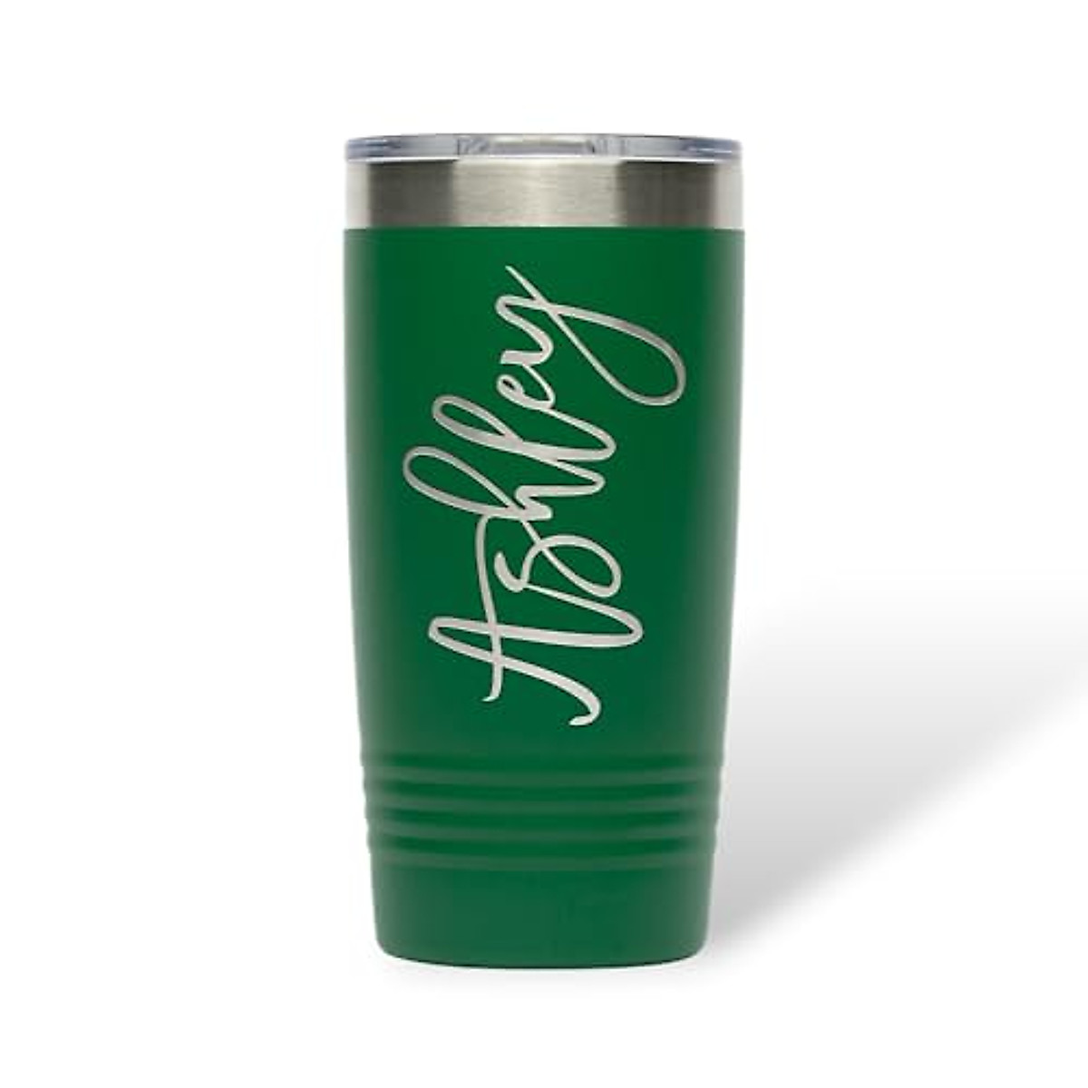 ETCHIFIED Personalized 20oz Stainless Steel Tumbler with Slider Lid - Vacuum Insulated Travel Mug, Add a Name - Keeps Hot or Cold for Hours