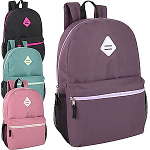 Trail maker 24 Pack Wholesale 19 Inch Backpacks in Bulk for Kids, School, for Adults for Nonprofit