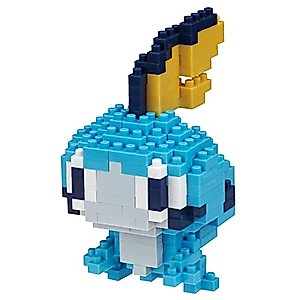 nanoblock KAWADA Sobble [Pokémon], Pokémon Series Building Kit, Multicolored, 210, (NBPM-061)