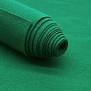 Acrylic Felt Fabric Pre Cuts, 2 Yards, 72 by 72 inches in Length by Ice Fabrics - Kelly Green