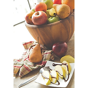 Ironwood Gourmet Extra Large Madera Salad Bowl, Acacia Wood, 12 x 12 x 7.25