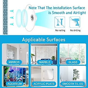 2 Pack Suction Cup Shelf for Plants Window, 12 Inch Acrylic Window Sill Extender for Plants, Window Plant Shelves, for Succulent Planters, Herb Pots, Indoor Plants