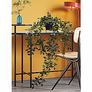 TOTOGA Artificial Hanging Plants 3 Pack Fake Potted Plants for Wall Home Room Office Indoor Decor