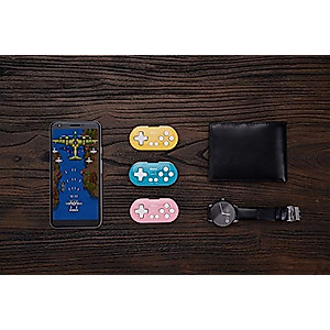 8Bitdo Zero 2 Bluetooth Gamepad Keychain Sized Mini Controller for Switch, Windows, Android, macOS & Raspberry Pi(Turquoise Edition)