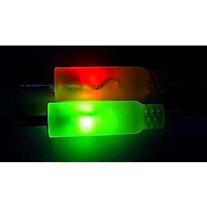 Heinakroon LED CV Patch Cables Eurorack Modular Test Leads, 5-Pack, Transparent (11.8)