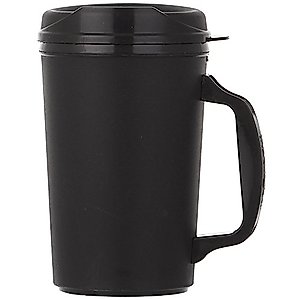 ThermoServ Foam Insulated Mug, 20-Ounce, Black