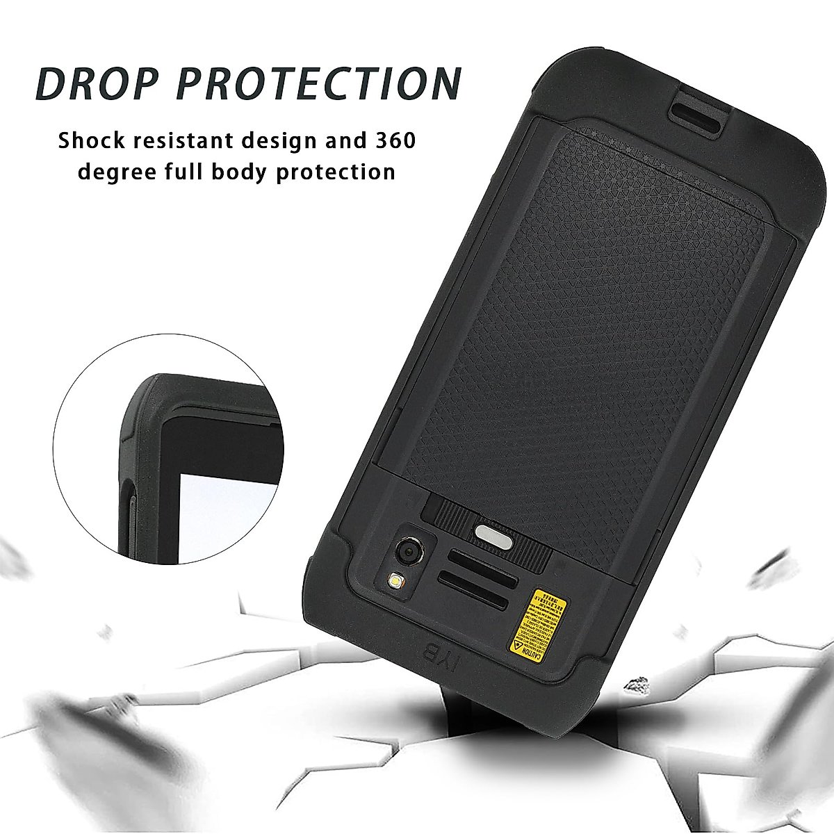 Protective Case for Honeywell Dolphin CT40 CT45 CT47 CT45XP - Android Handheld Mobile Computer Barcode Scanner Cover(PN：CT40-PB-XP)