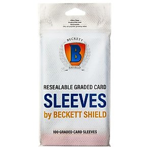 Beckett Shield Standard Size Card Sleeves – Resealable Graded Card Sleeves 100CT – MTG Card Sleeves are Smooth & Tough – Compatible with Pokemon, Yugioh, & Magic The Gathering Card Sleeves