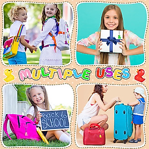 Yoande Plastic Duck Keychains Duck Party Favors Cute 3D Duck Chains Small Ducky Pendant Accessories for Birthday Party Baby Shower (Multi Color, 48 Pack)