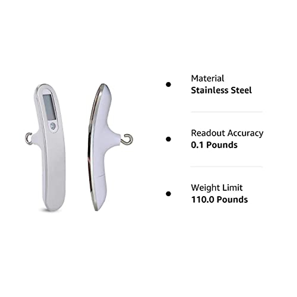 Archery Bow Scale for Draw Weight Peak Weight Hold Weight 110lb/50kg Multifunction Portable Digital Scale with Units g/oz/kg/lb Handheld Scale Recurve/ Compound Bow Tune Scale, ocs14