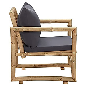 Patio Chairs with Cushions 2 pcs Bamboo Chairs Built for Outdoor Living Perfect Spot for Your Sunset